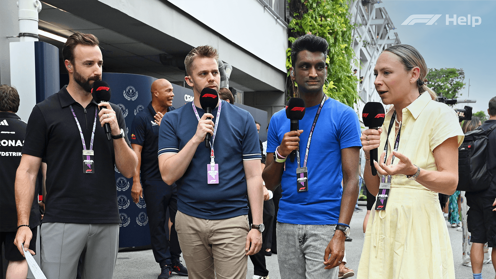 Présentateurs et commentateurs de F1 TV